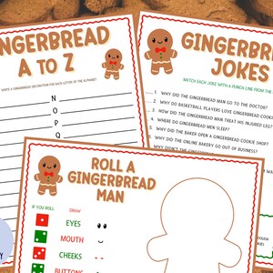 Gingerbread Game Bundle | 5 Games | Gingerbread Games | Gingerbread ...