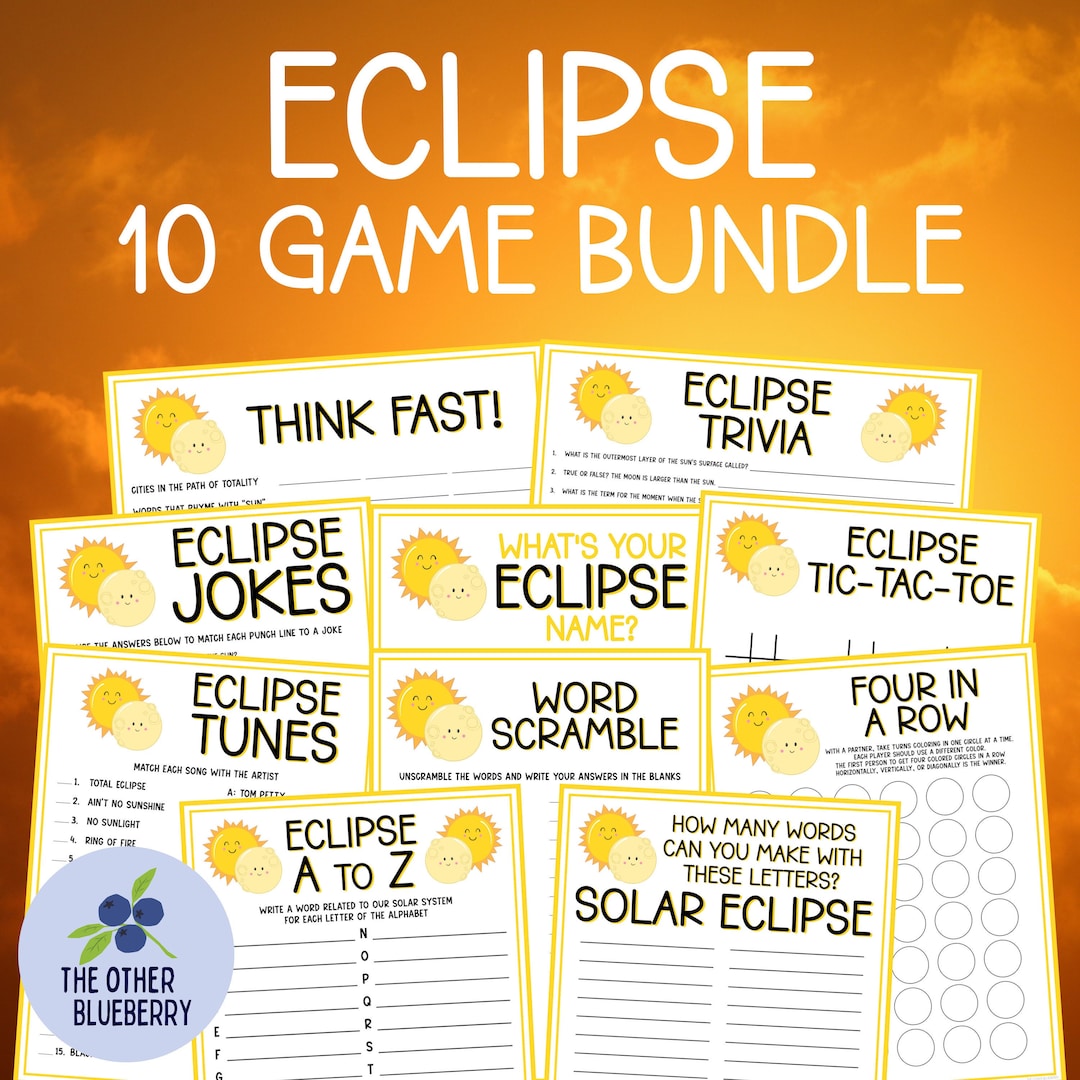 Eclipse Games Bundle | 10 Games | Eclipse 2024 | Fun Variety of Games ...