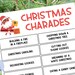 Christmas Charades | 44 Ideas to Act Out | Christmas Party Game ...