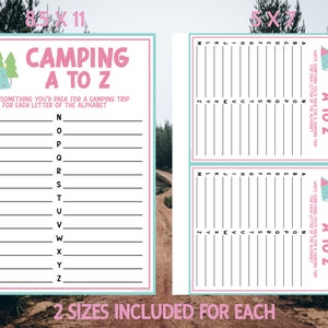 Camping Game Bundle | 12 Games | Camping Games | Glamping Games ...