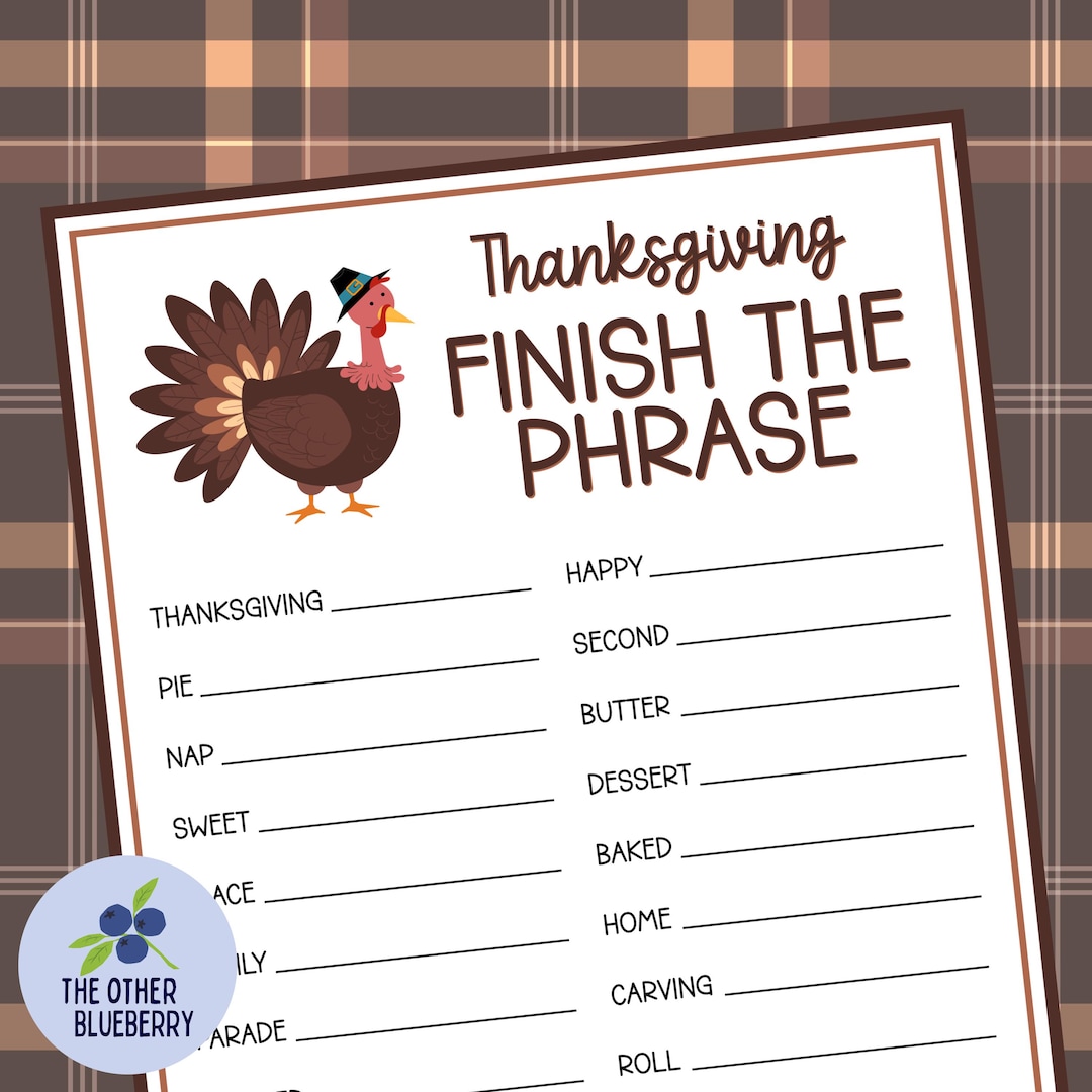 Thanksgiving Games | What's the Turkey Thinking | TWO GAMES | Mind ...