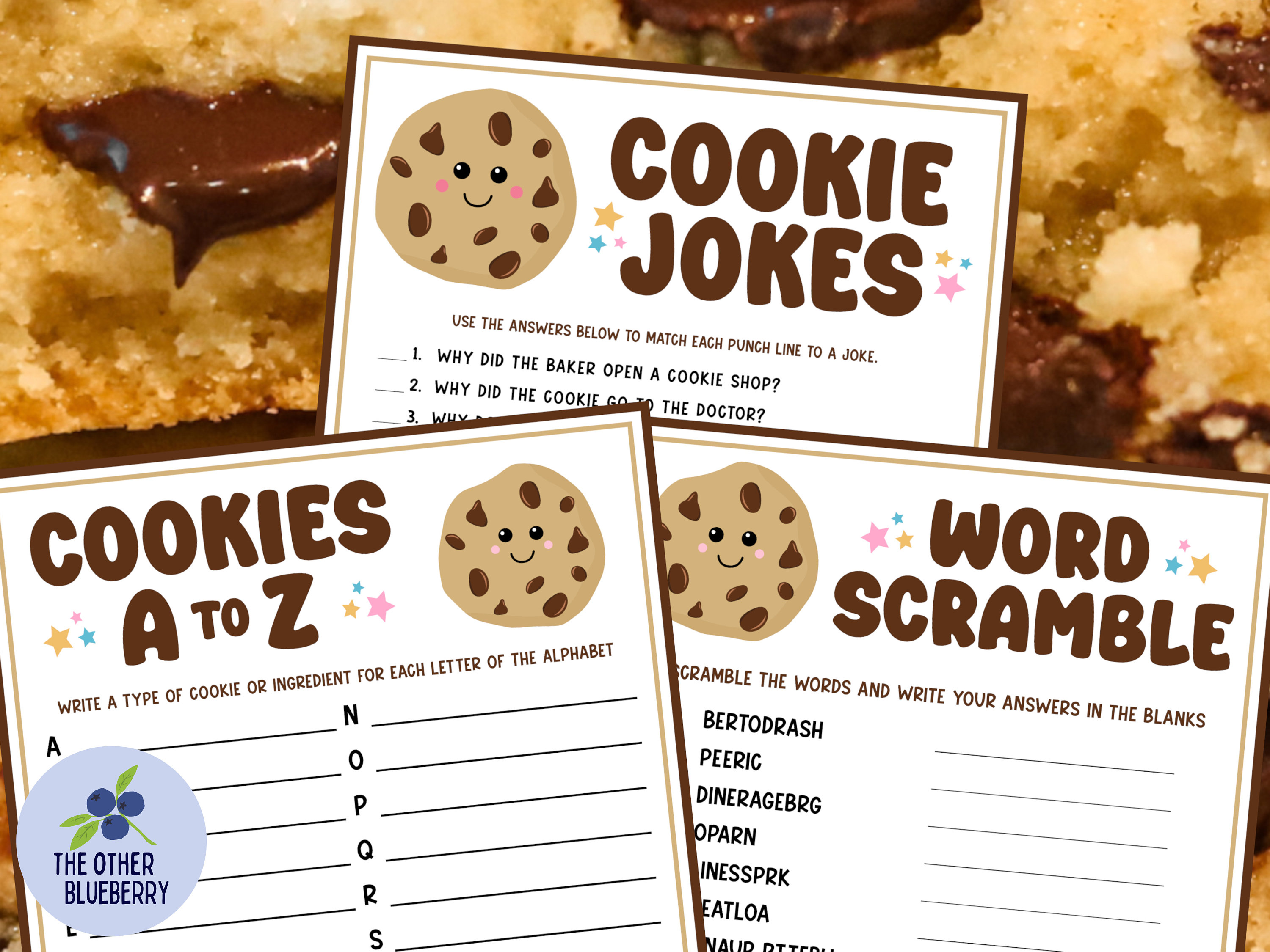 Cookie Party Game Bundle | Cookie Bake-off | Cookie Voting | Cookie ...