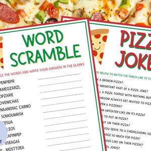 Pizza Game Bundle | 7 Games | Pizza Party Games | Pizza Night ...