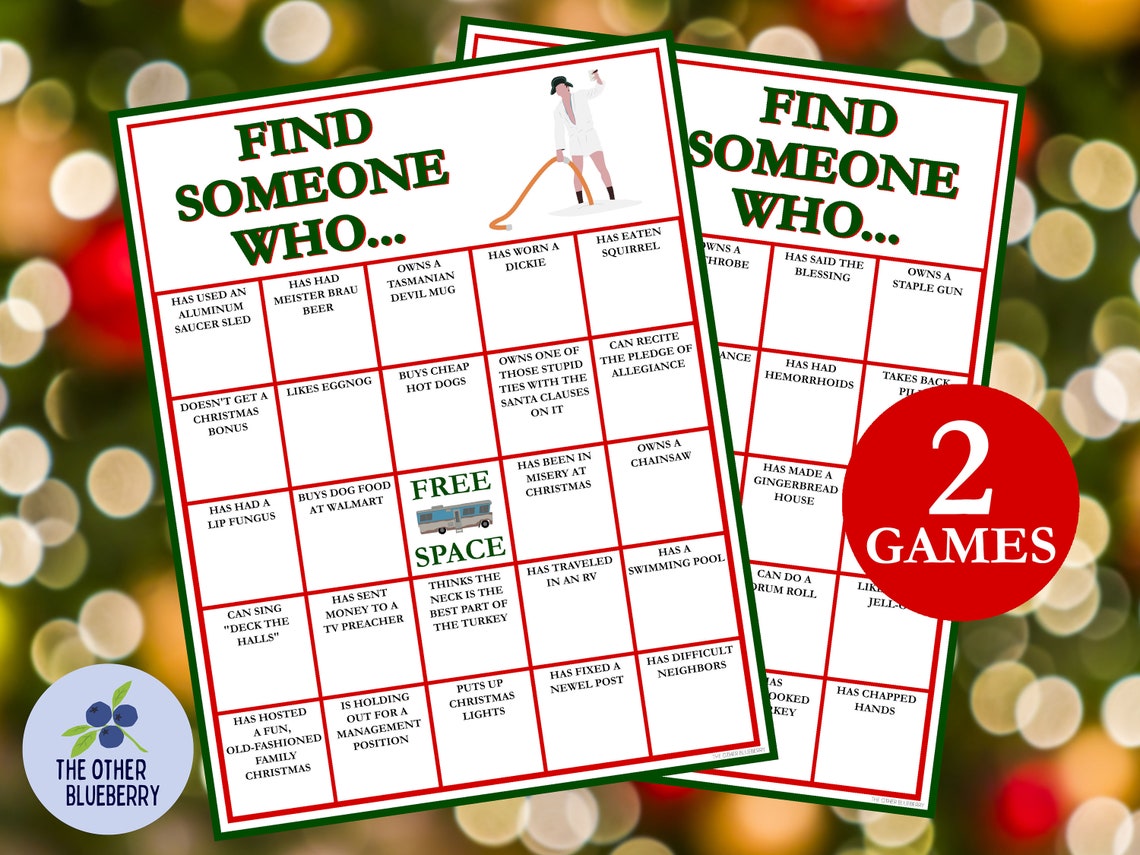 National Lampoon's Christmas Vacation Game | TWO Find the Guest Games ...