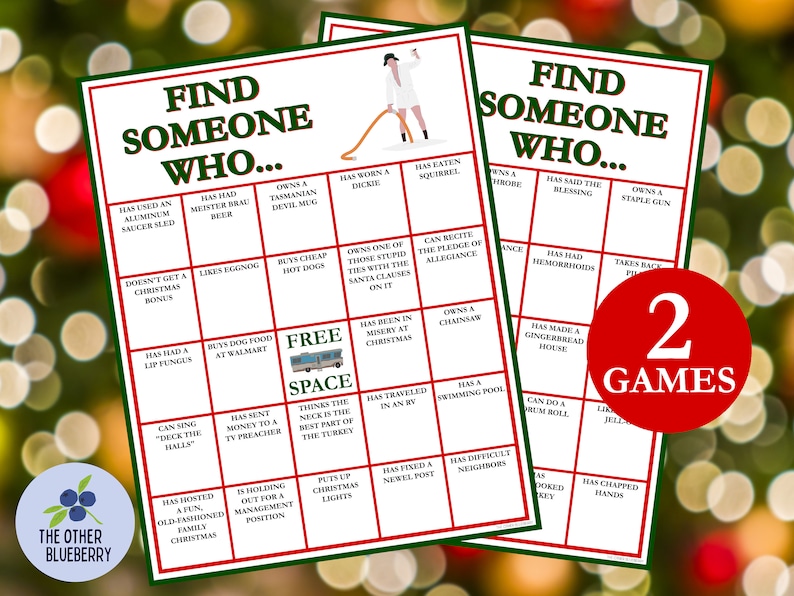 National Lampoon's Christmas Vacation Game TWO Find the - Etsy