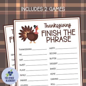Thanksgiving Games | What's the Turkey Thinking | TWO GAMES | Mind ...