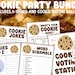 Cookie Party Game Bundle Cookie Bake-off Cookie Voting Cookie Birthday ...