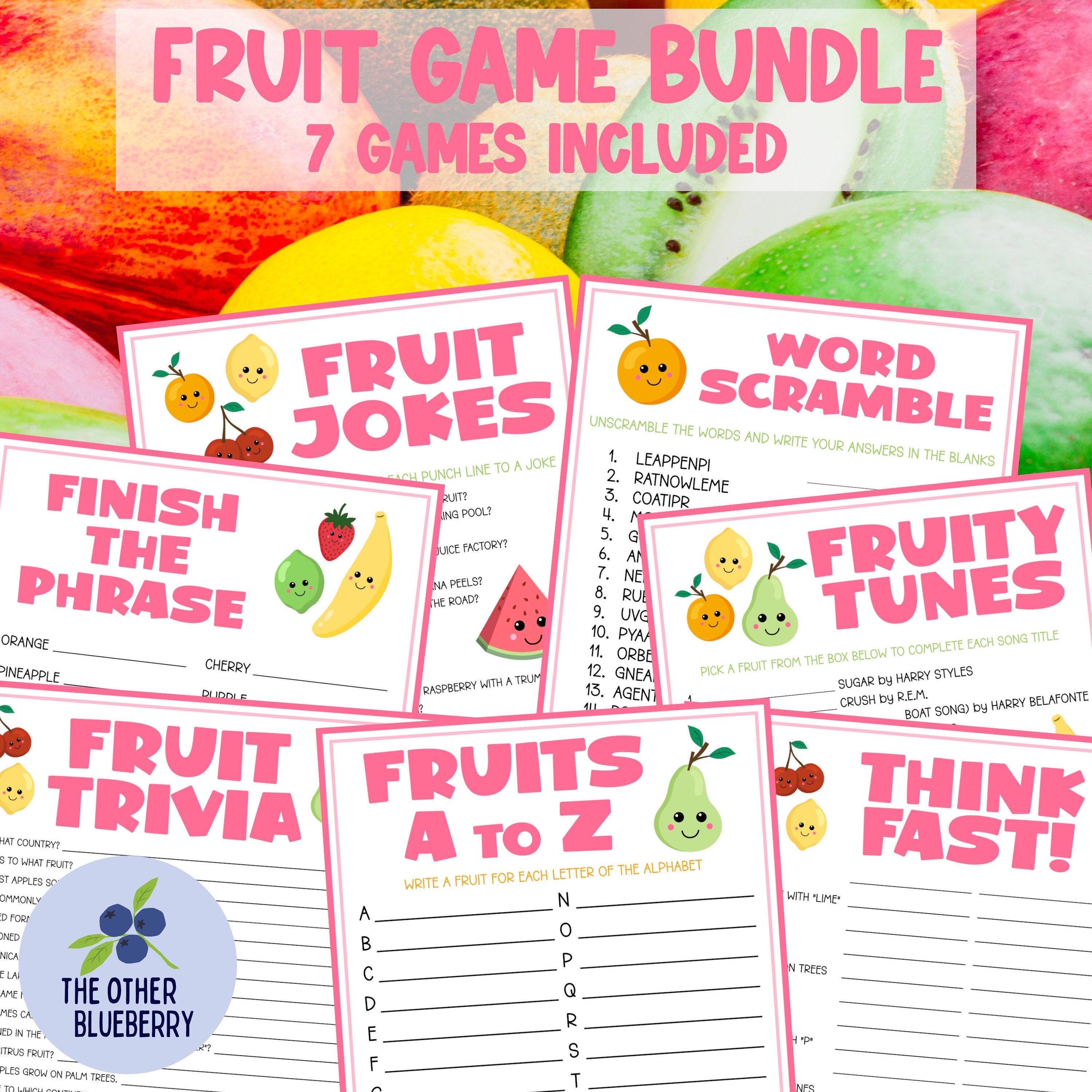 Fruit Game Bundle | 7 Games | Two-tti Fruitti Party | Tutti Frutti ...