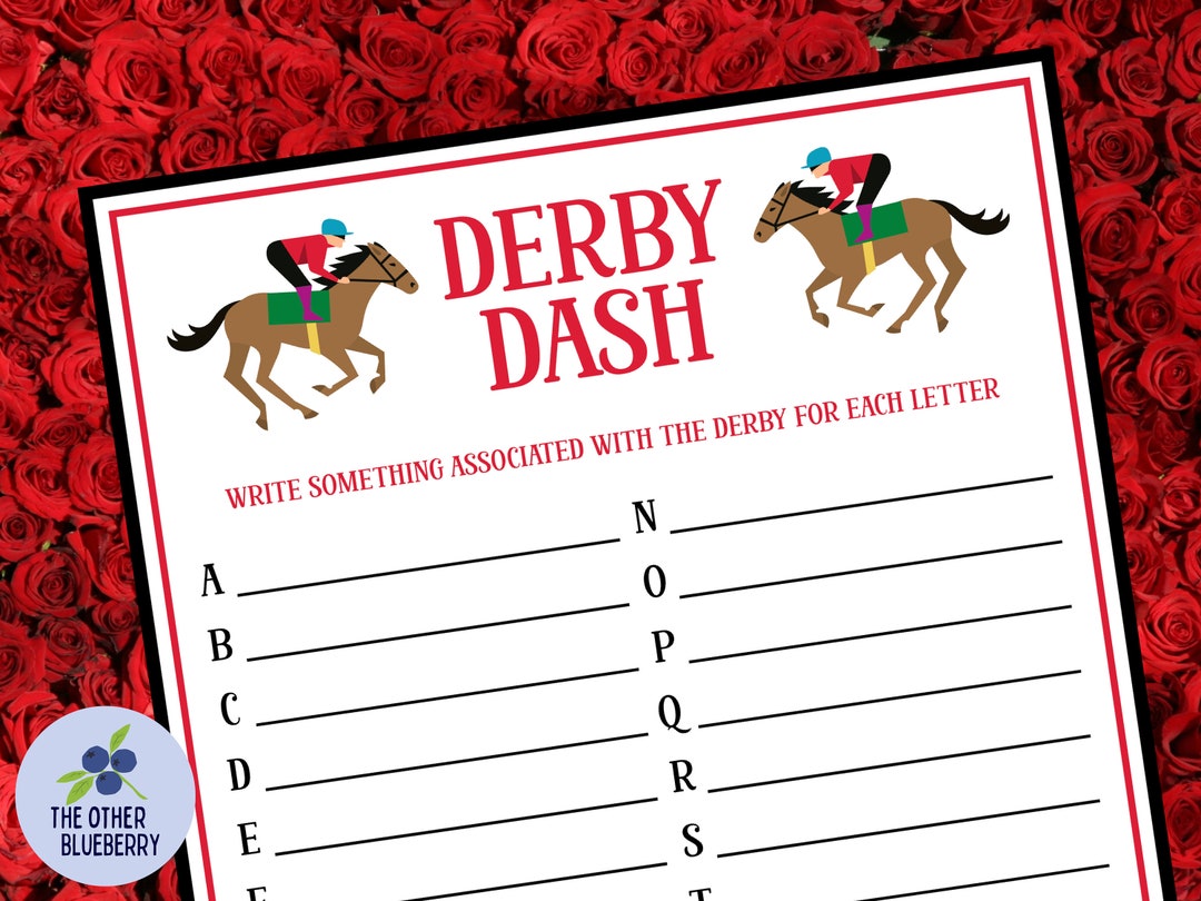Kentucky Derby Game | Derby Dash | Derby A to Z | Kentucky Derby Party ...
