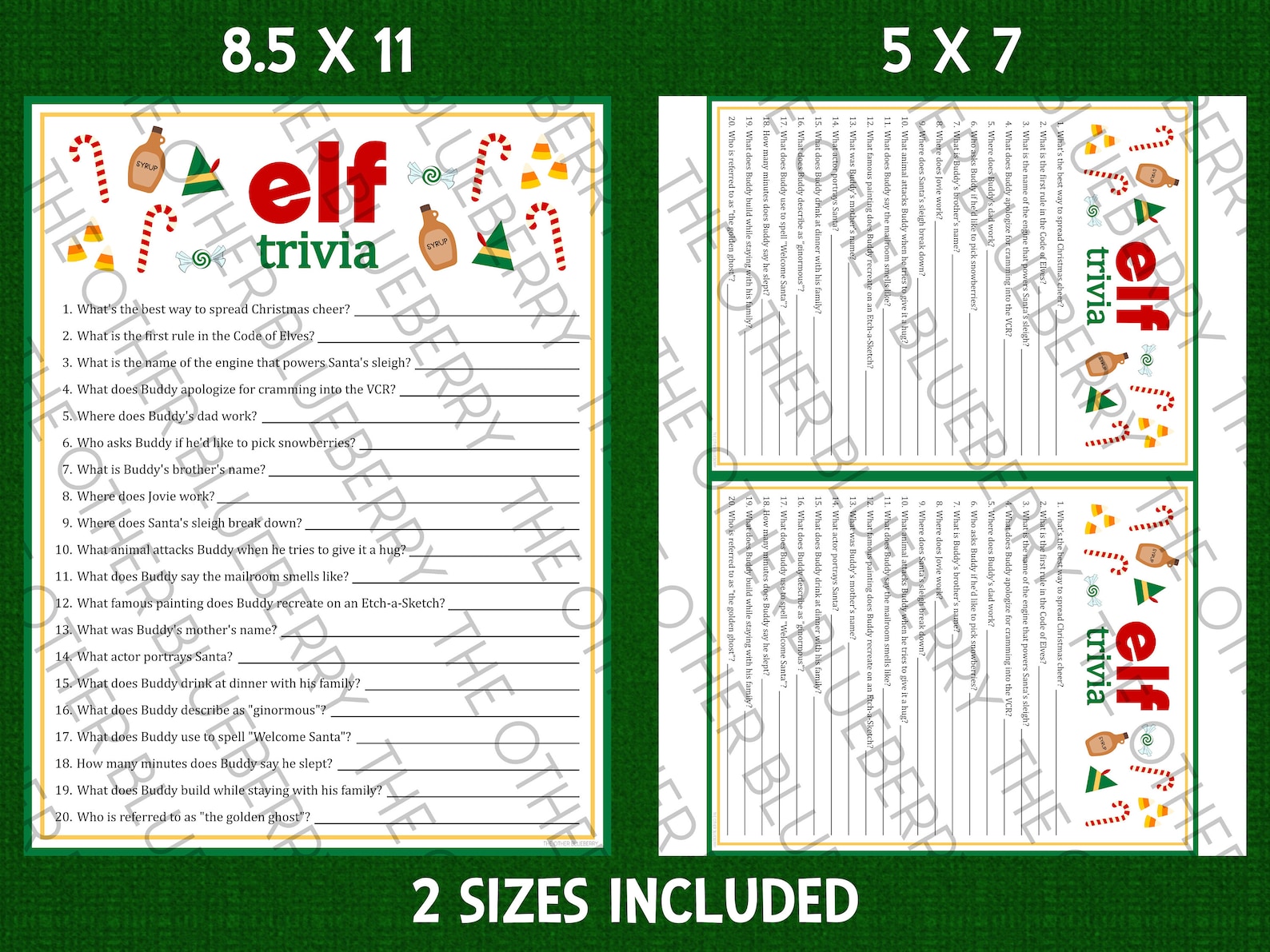 Elf Trivia | Elf Movie Game | Buddy the Elf | Christmas Game ...