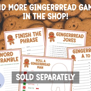 What's Your Gingerbread Name Game With Nametags & Sign | Gingerbread ...