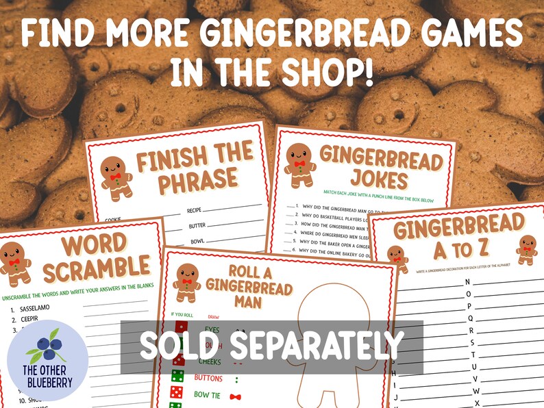 What's Your Gingerbread Name Game With Nametags & Sign | Gingerbread ...