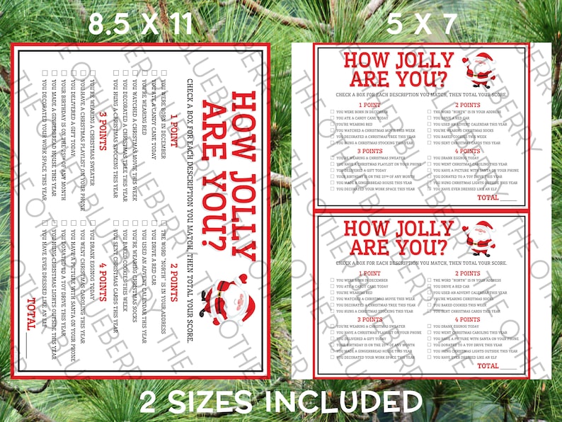 Christmas Game | How Jolly Are You? | Christmas Party Game | Christmas ...