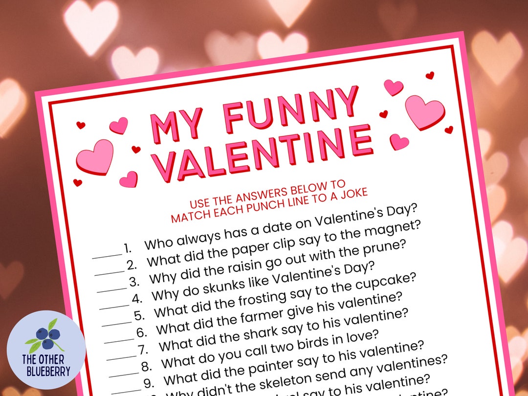 Valentine's Day Game | Valentine Jokes | Valentine's Day Riddle Me This ...