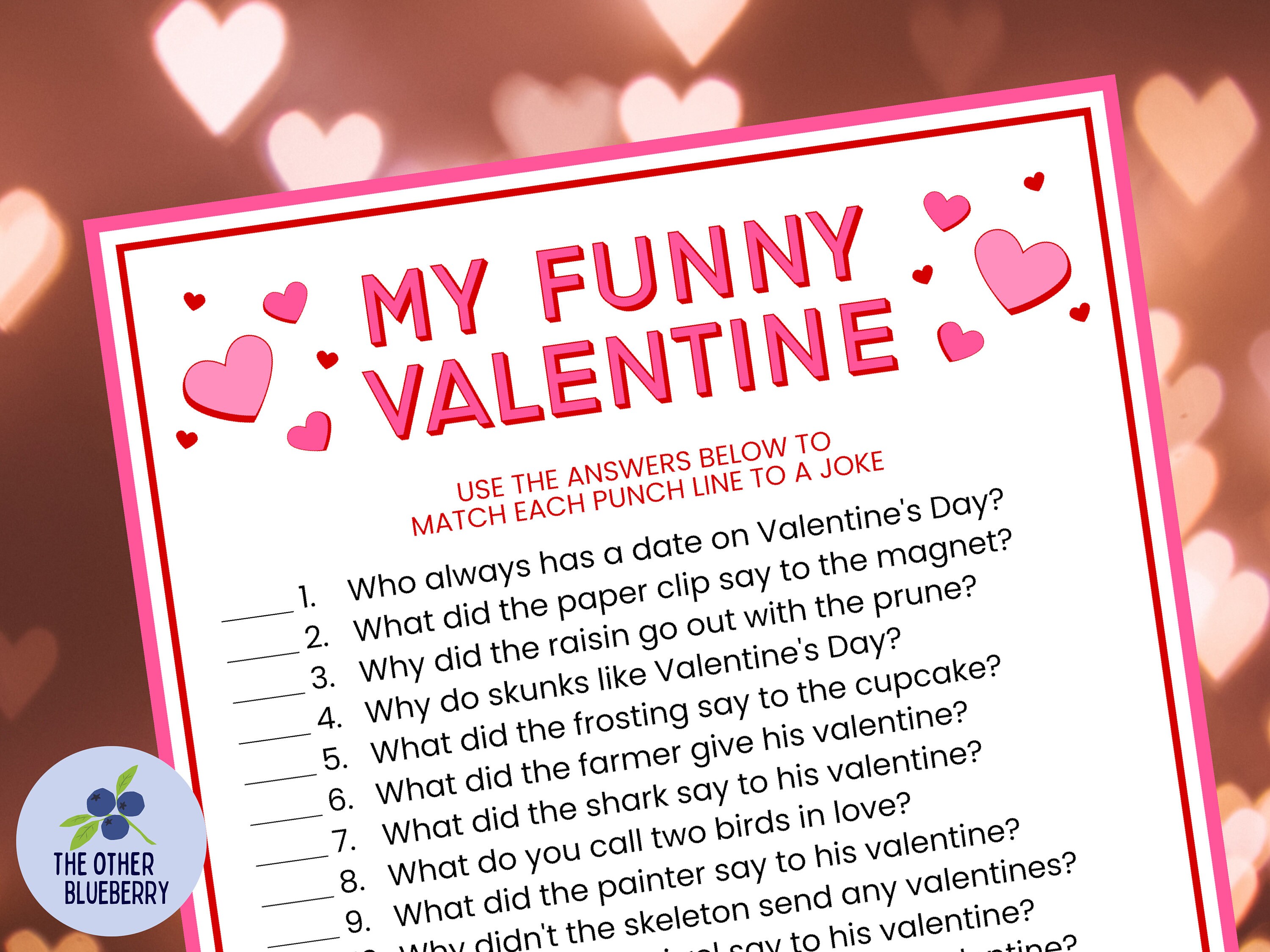 Valentine's Day Game Valentine Jokes Valentine's Day Riddle Me This ...