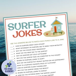 Surf Party Game | Surfer Jokes | Surfer Birthday Game | Baby on Board ...