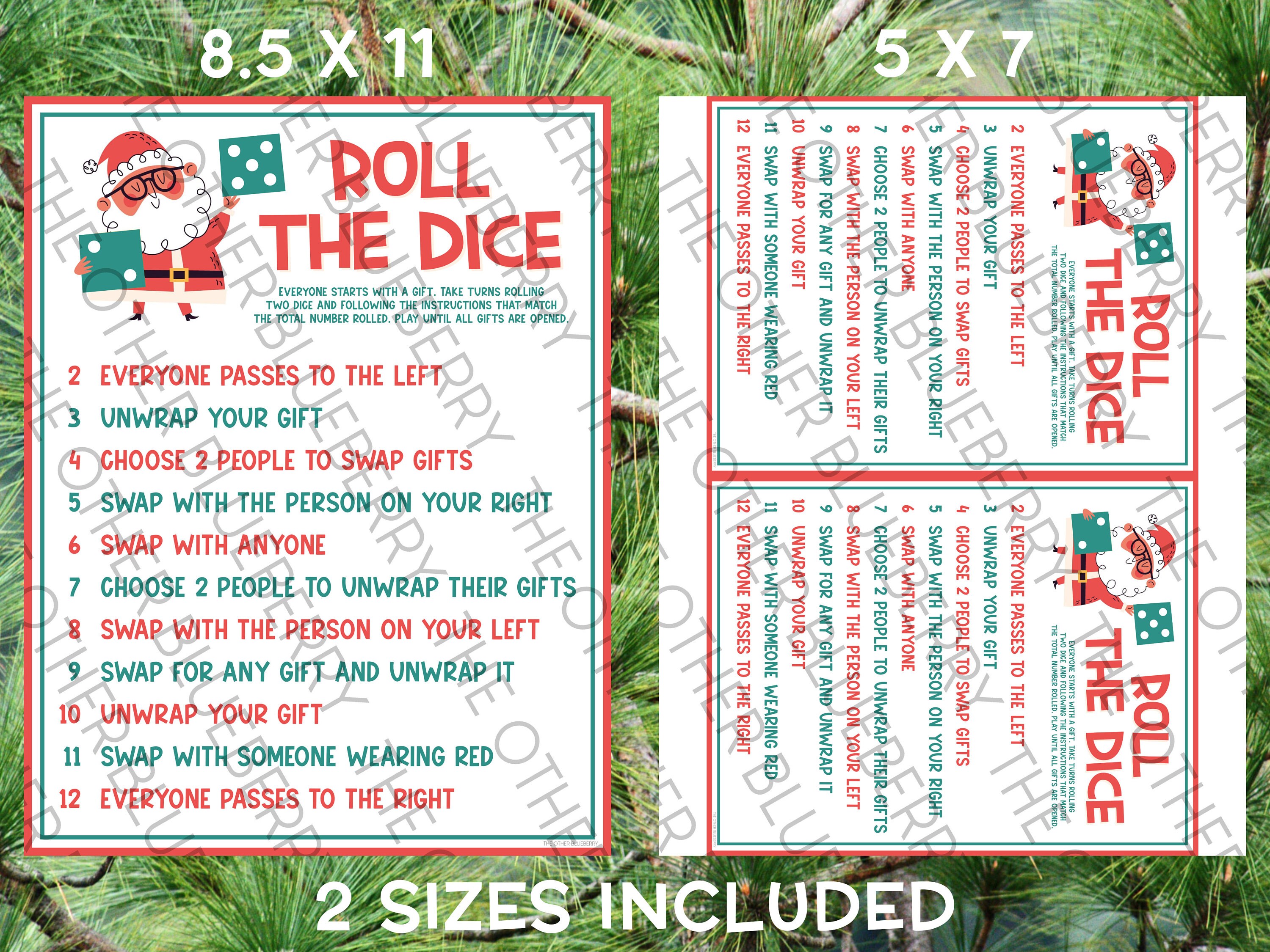 Roll the Dice | Christmas Gift Exchange Game | Christmas Party Game ...