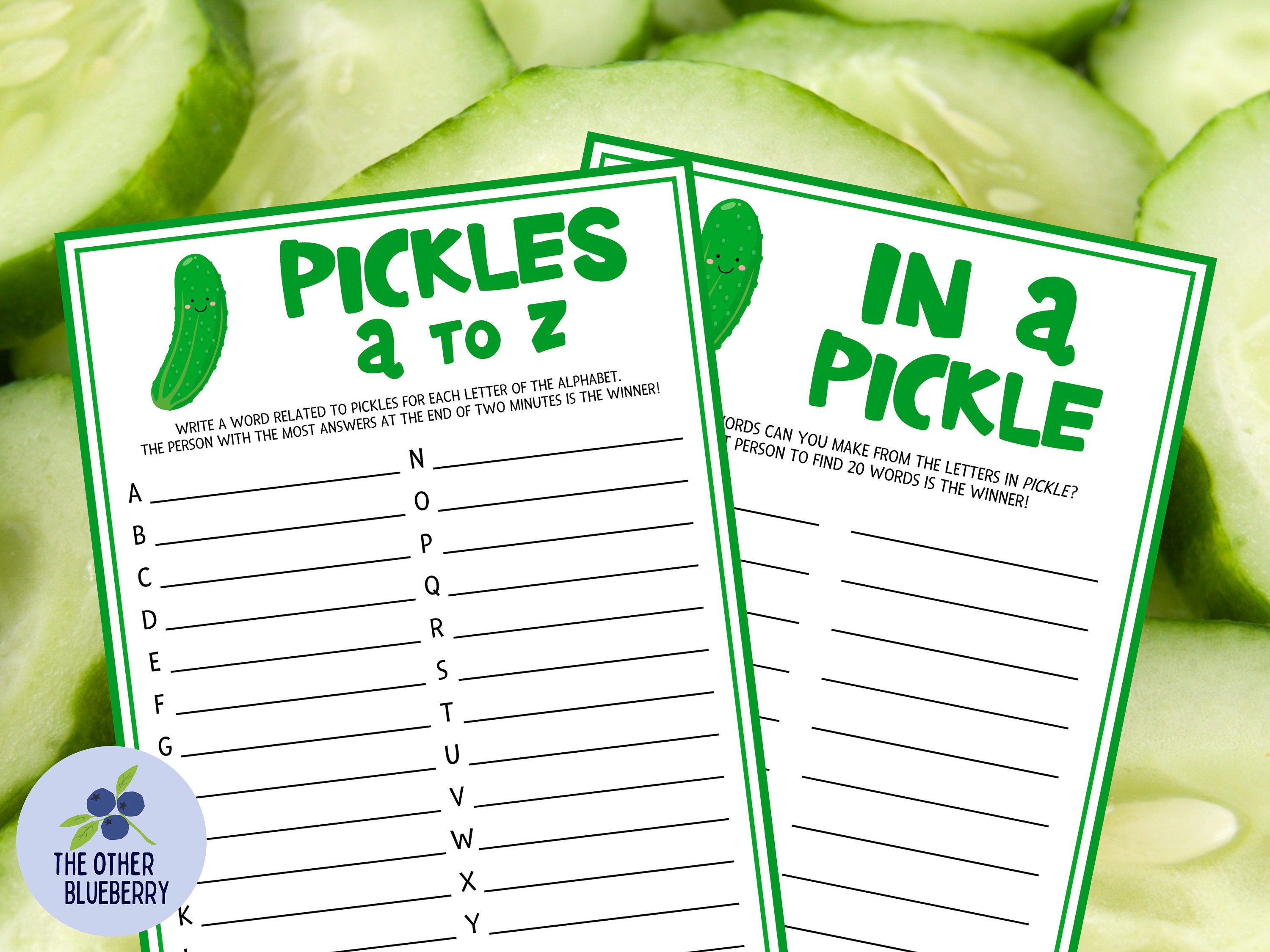 Pickle Game Bundle | 5 Games | Pickle Party Games | Kind of a Big Dill ...
