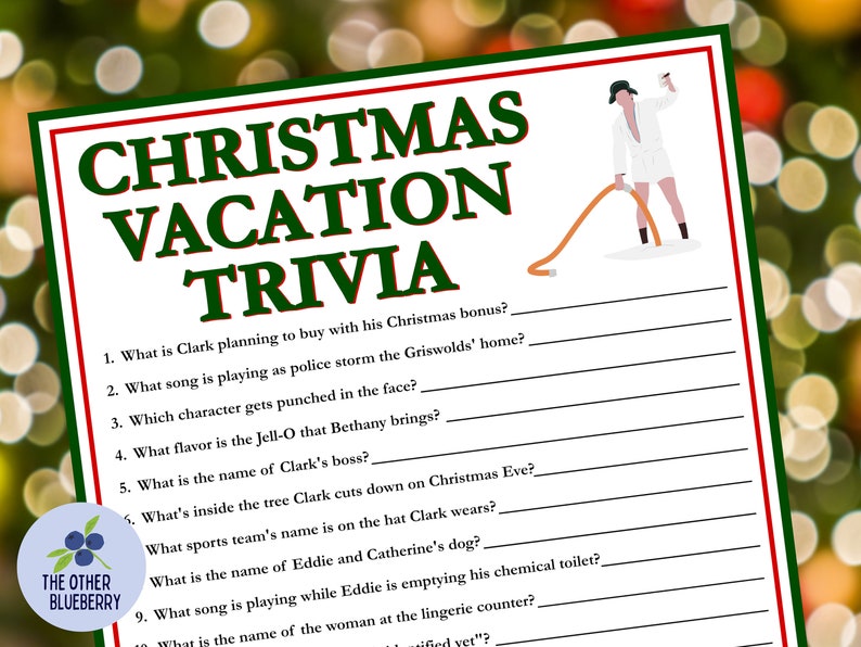 Christmas Vacation Trivia National Lampoon's Christmas - Etsy
