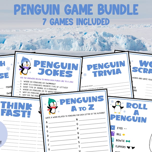 Penguin Party - Etsy