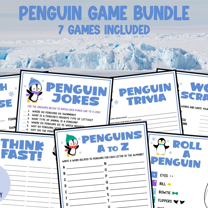 Penguin Party - Etsy