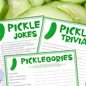Pickle Game Bundle | 5 Games | Pickle Party Games | Kind of a Big Dill ...
