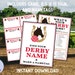 Derby Game Bundle 4 Games Includes Name Game, Trivia, and More Kentucky ...