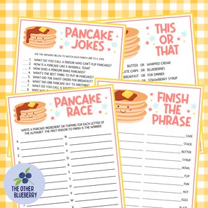 Pancake Game Bundle | Pancakes and Pajamas | Slumber Party Games ...