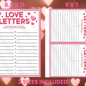 Valentine's Day Game | Valentine's Day A to Z Game | Valentine's Party ...