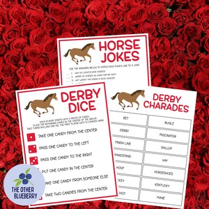 Derby Games | 10 Game Bundle | Derby Games for Kids | Includes Name ...