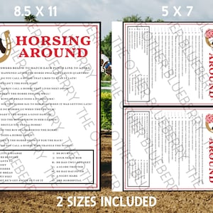 Derby Game | Horse Jokes | Kentucky Derby Party Game | Run for the ...