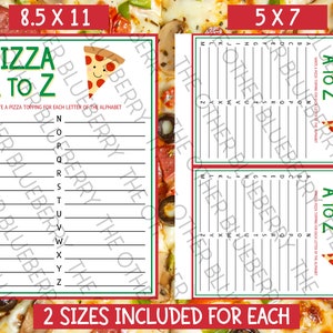 Pizza Game Bundle | 7 Games | Pizza Party Games | Pizza Night ...