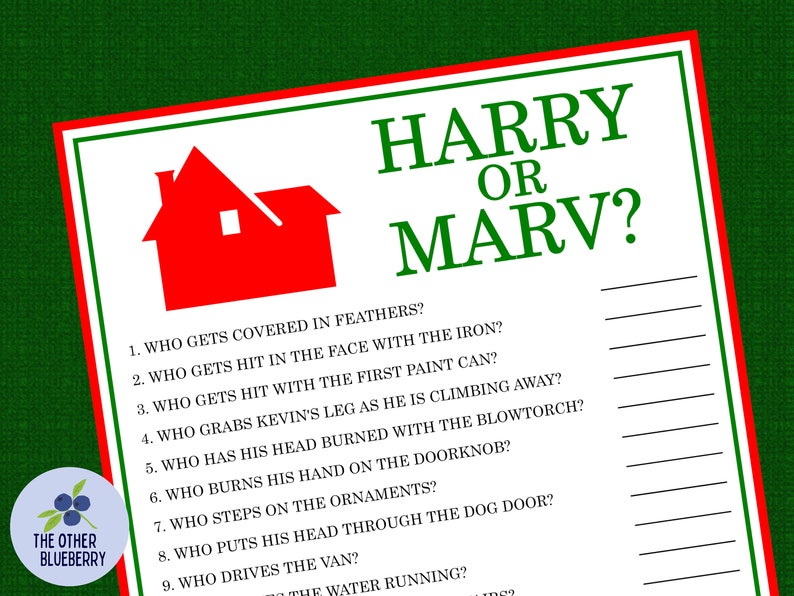 Home Alone Game Bundle | 5 Games | Christmas Party Games | Movie Night ...