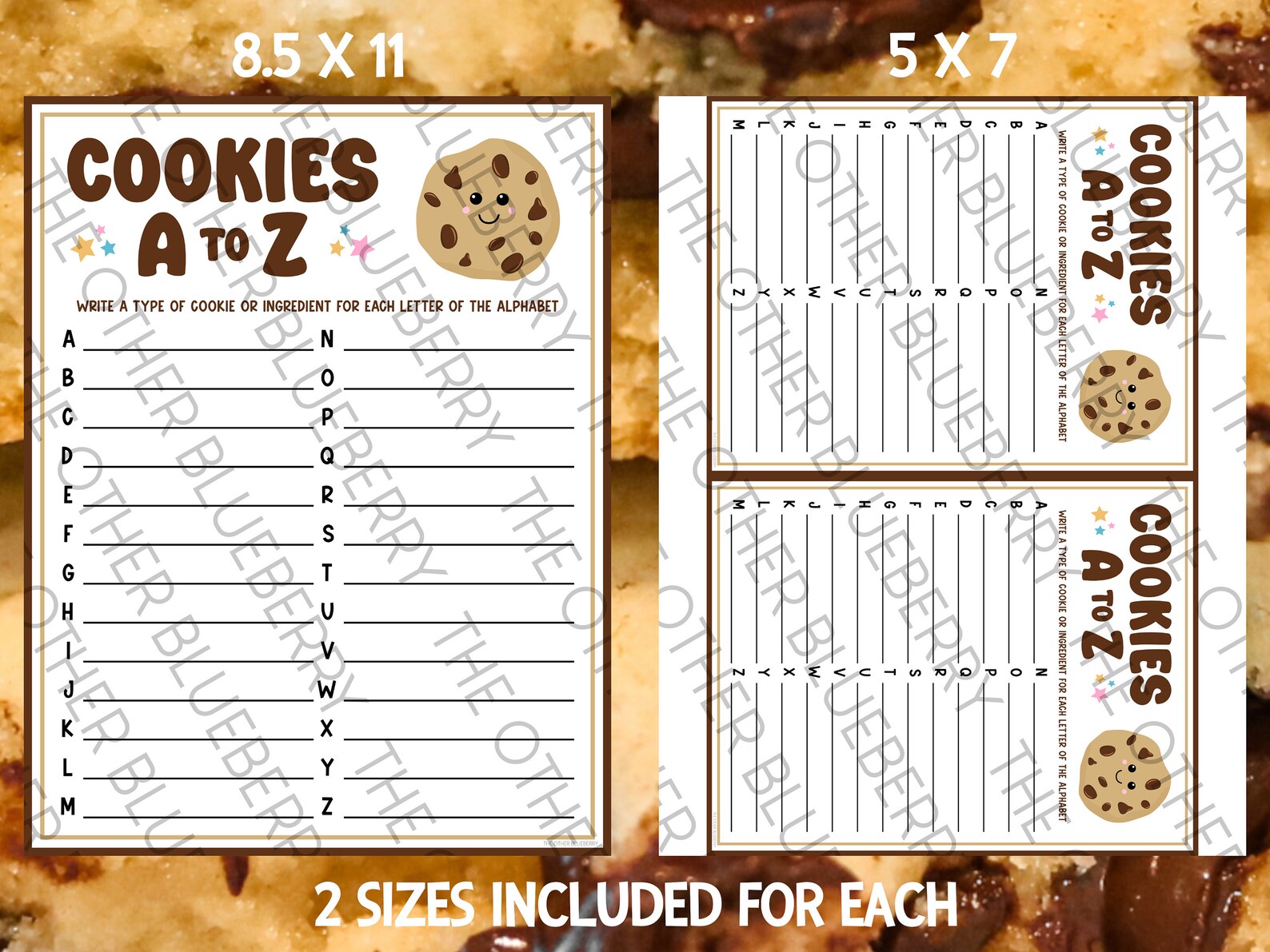 Cookie Party Game Bundle | Cookie Bake-off | Cookie Voting | Cookie ...