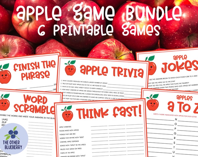 Apple Games, Apple Orchard Games, Apple Game Bundle, Apple Party Games ...