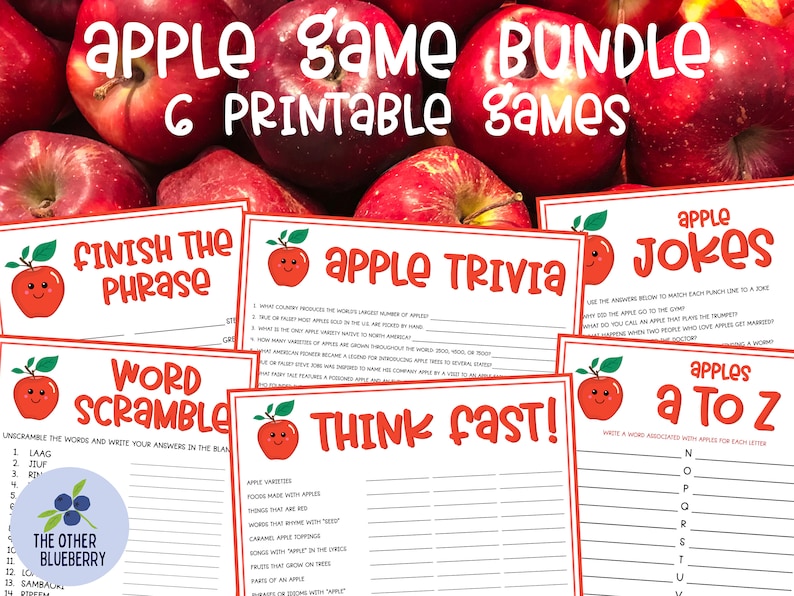 Apple Game Bundle | 6 Games | Apple Party | Apple of My Eye | Apple-y ...