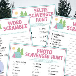 Camping Game Bundle | 12 Games | Camping Games | Glamping Games ...