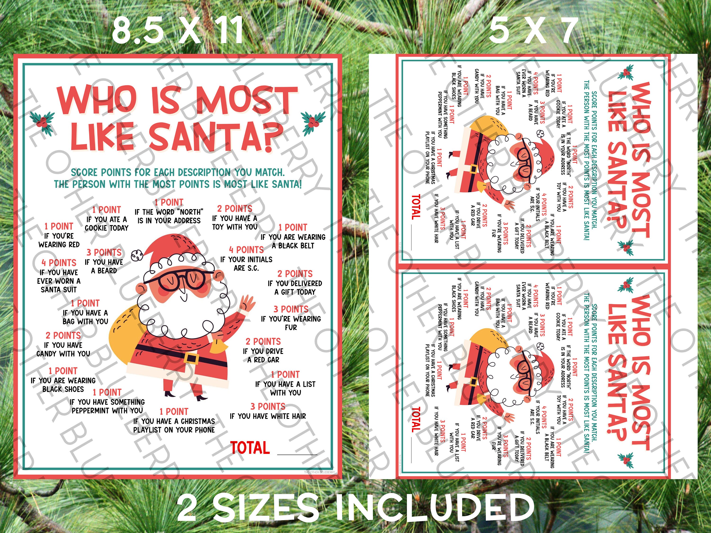 Christmas Game | Who's Most Like Santa? | Christmas Party Game ...