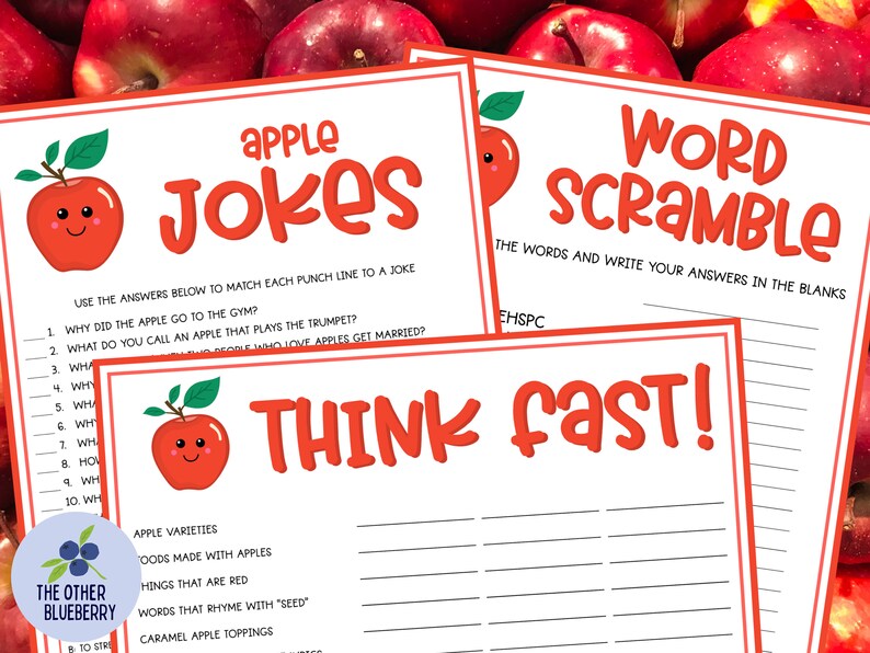 Apple Game Bundle | 6 Games | Apple Party | Apple of My Eye | Apple-y ...