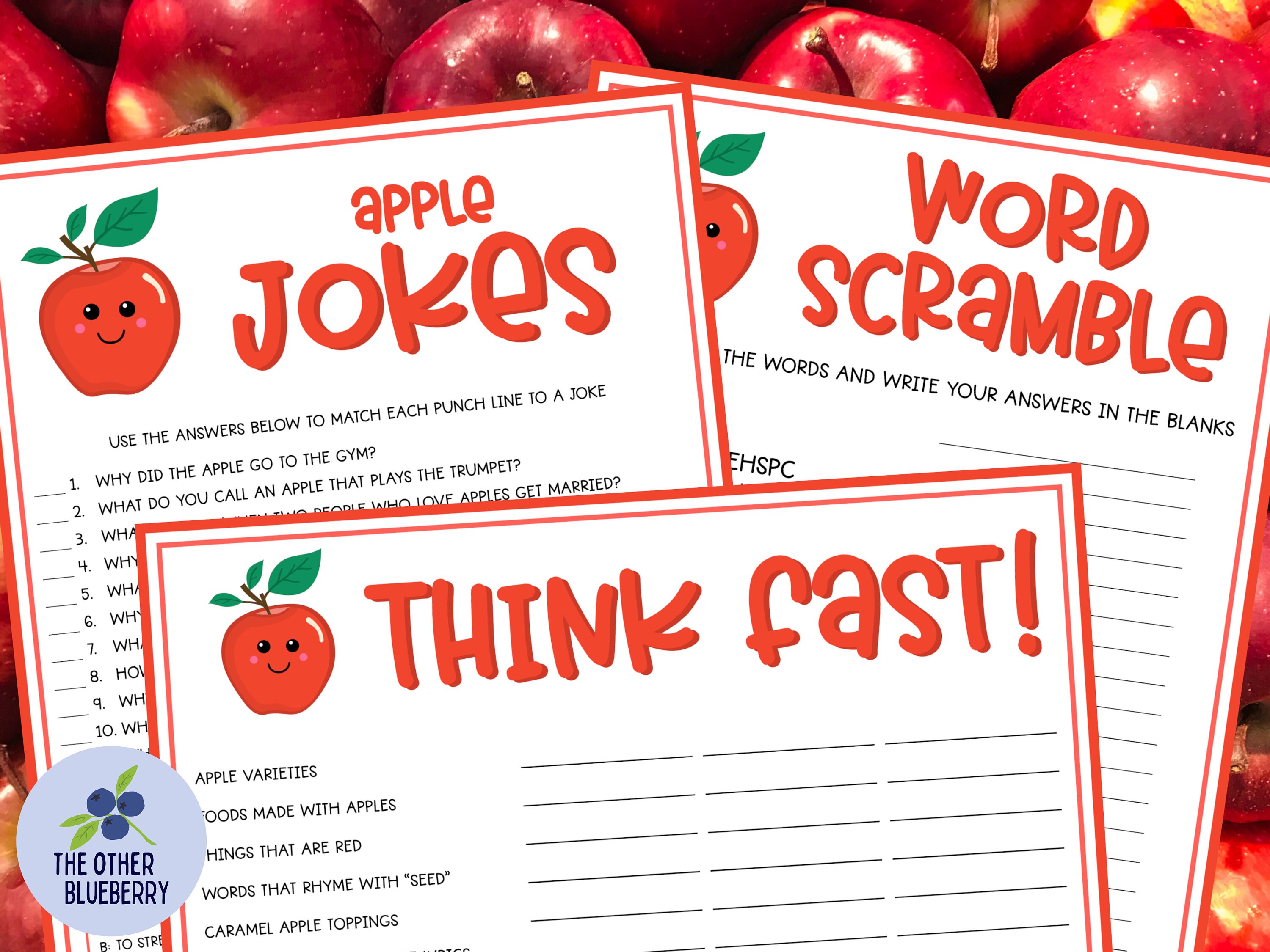 Apple Game Bundle | 6 Games | Apple Party | Apple of My Eye | Apple-y ...