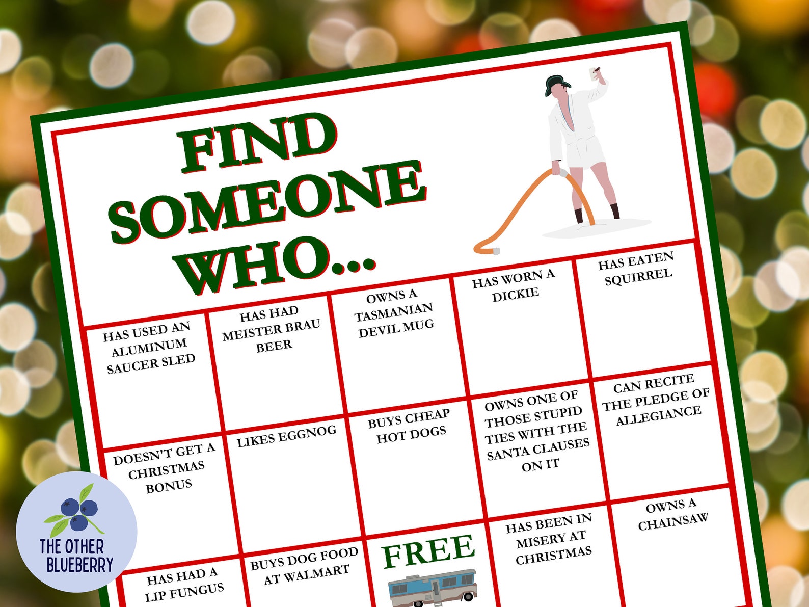 National Lampoon's Christmas Vacation Game TWO Find the - Etsy