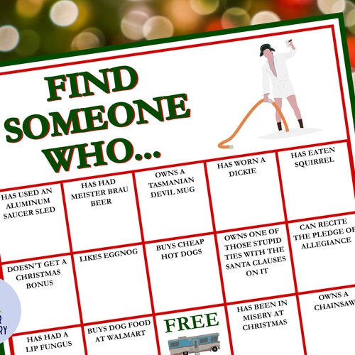 National Lampoon's Christmas Vacation Game What's - Etsy