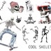 Cool Skeletons, Skeleton Art, Skeleton Decor, Skeleton Gifts, Skeleton ...