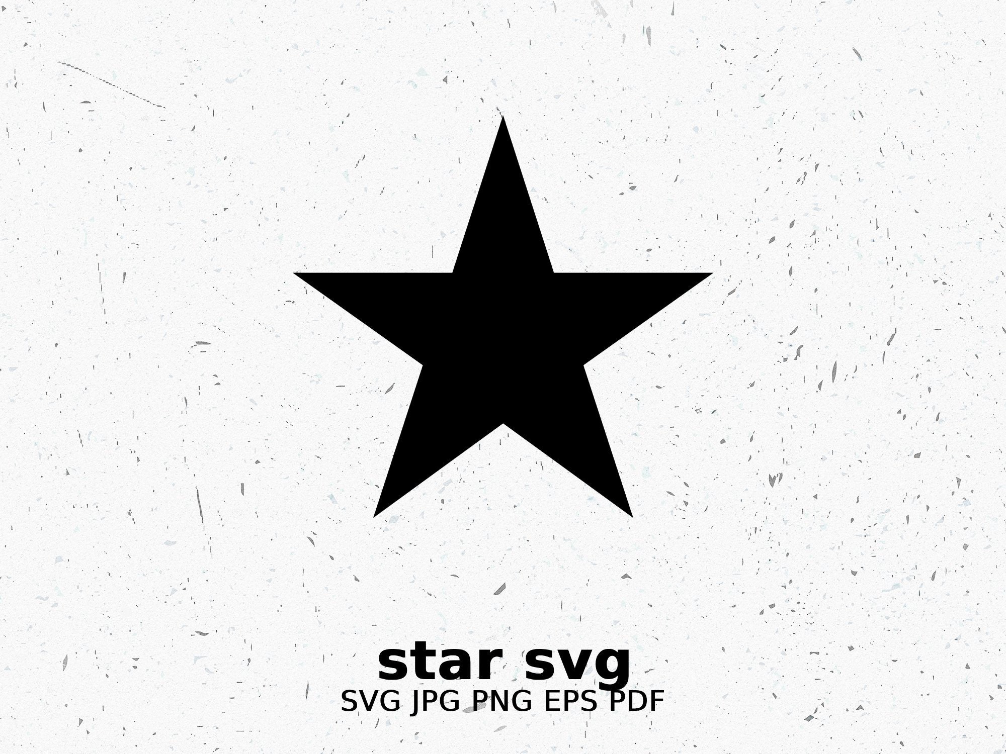 Star SVG File | Digital Download | Star Clipart | Star Cut File | Star ...