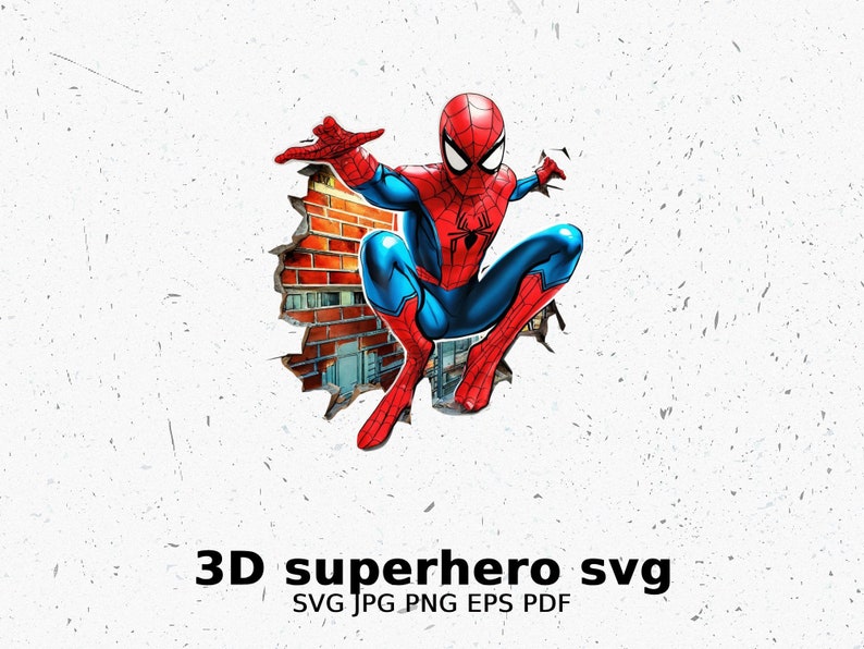3D Superhero SVG Bundle | Digital Download | Comic Book Hero Cut File ...