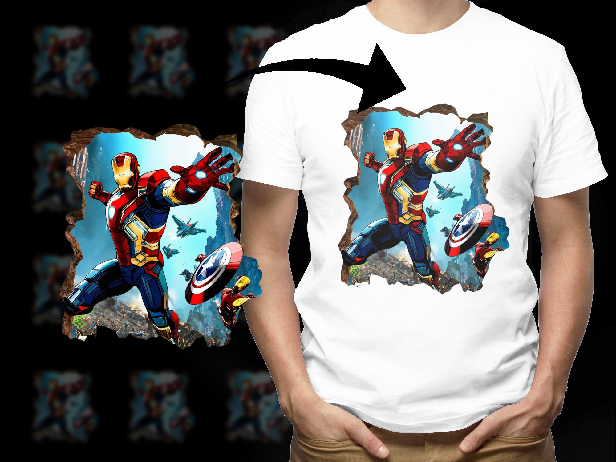 3D Superhero SVG File Digital Download Comic Book Hero Cutting File DIY ...