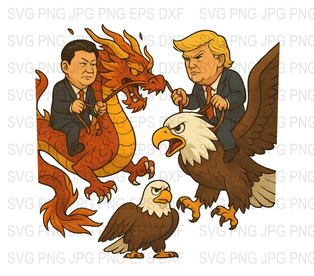 Dragon Vs Eagle SVG Clipart PNG Image | Digital Download | Fantasy ...