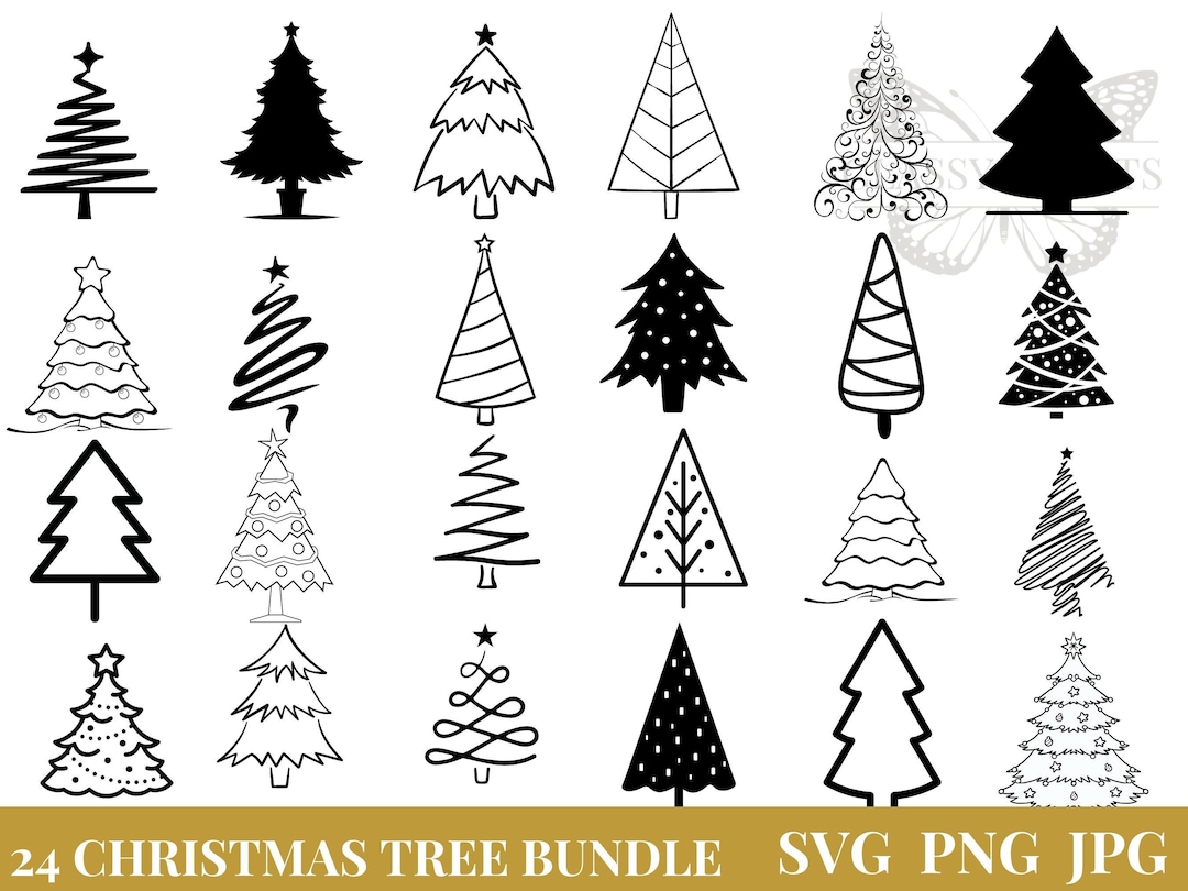 Tannenbaum SVG,Tannenbaum,Tannenbaum Svg Bundle,Hand gezeichnet,Xmas ...