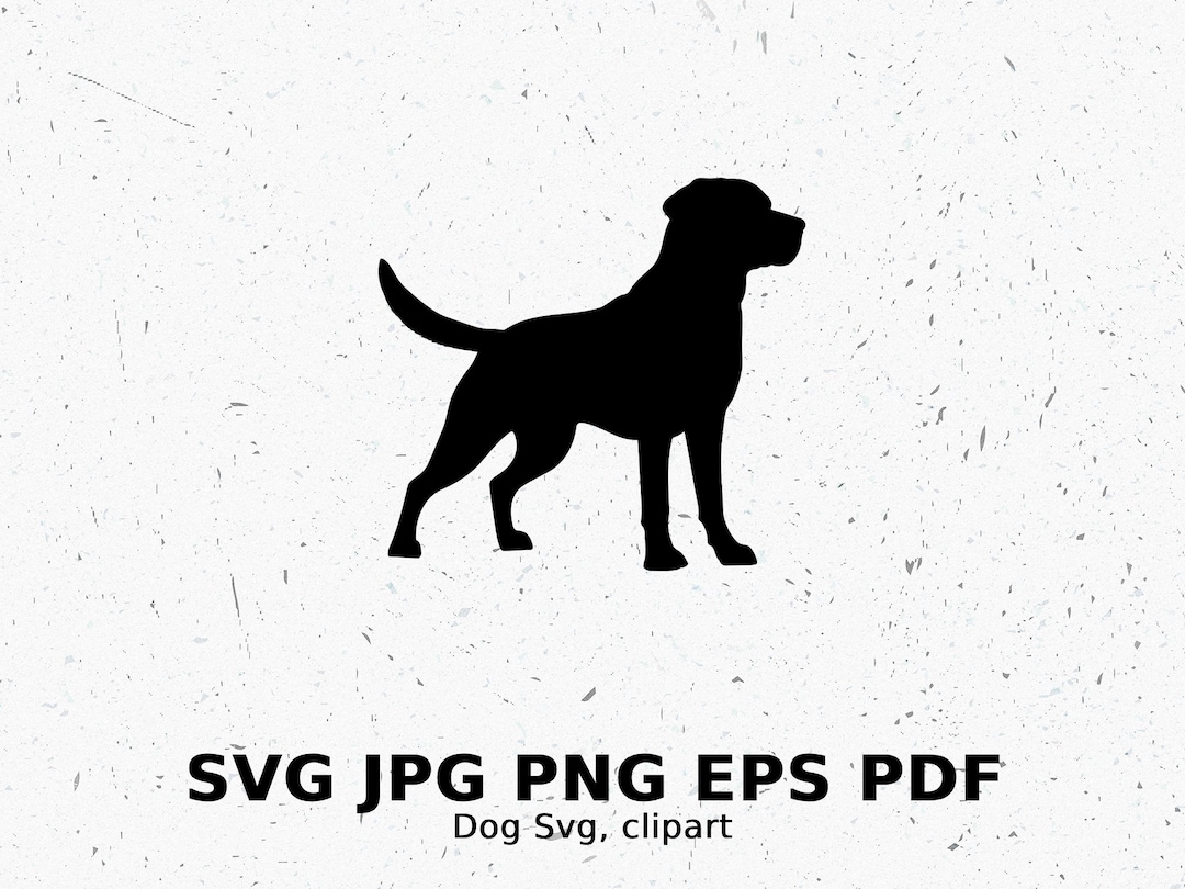 Dog SVG Clipart, Digital Download, Canine Cut File for Cricut ...