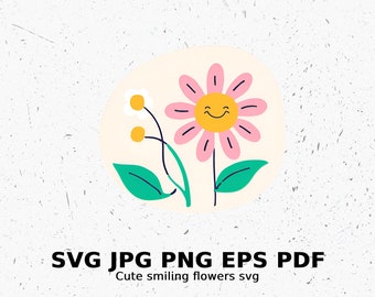 Cute Flower Design, SVG File, Digital Download - Etsy